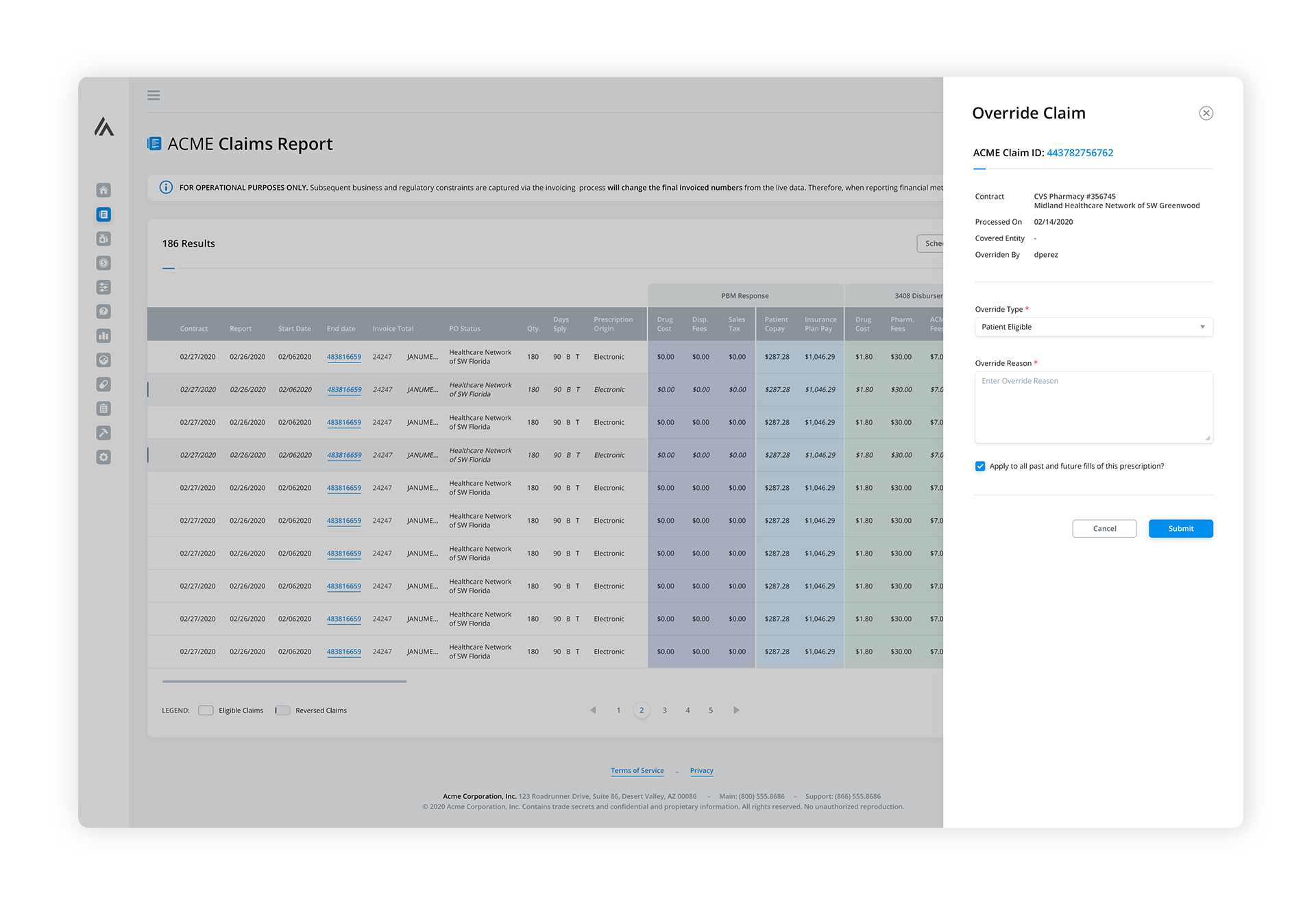 ACME Inventory UI/UX — The Skins Factory, an award-winning UI/UX Design ...