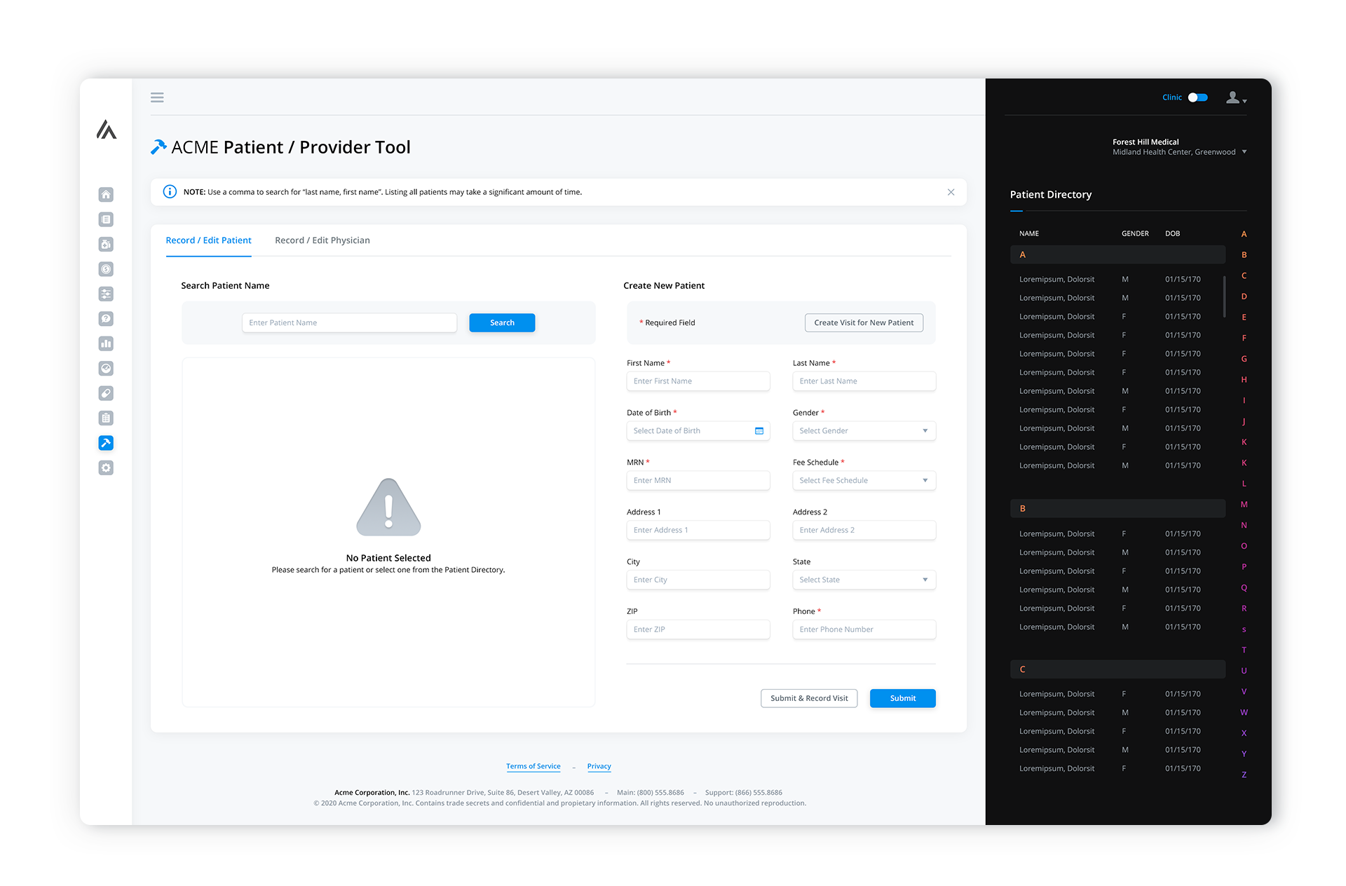 ACME Inventory UI/UX — The Skins Factory, an award-winning UI/UX Design ...