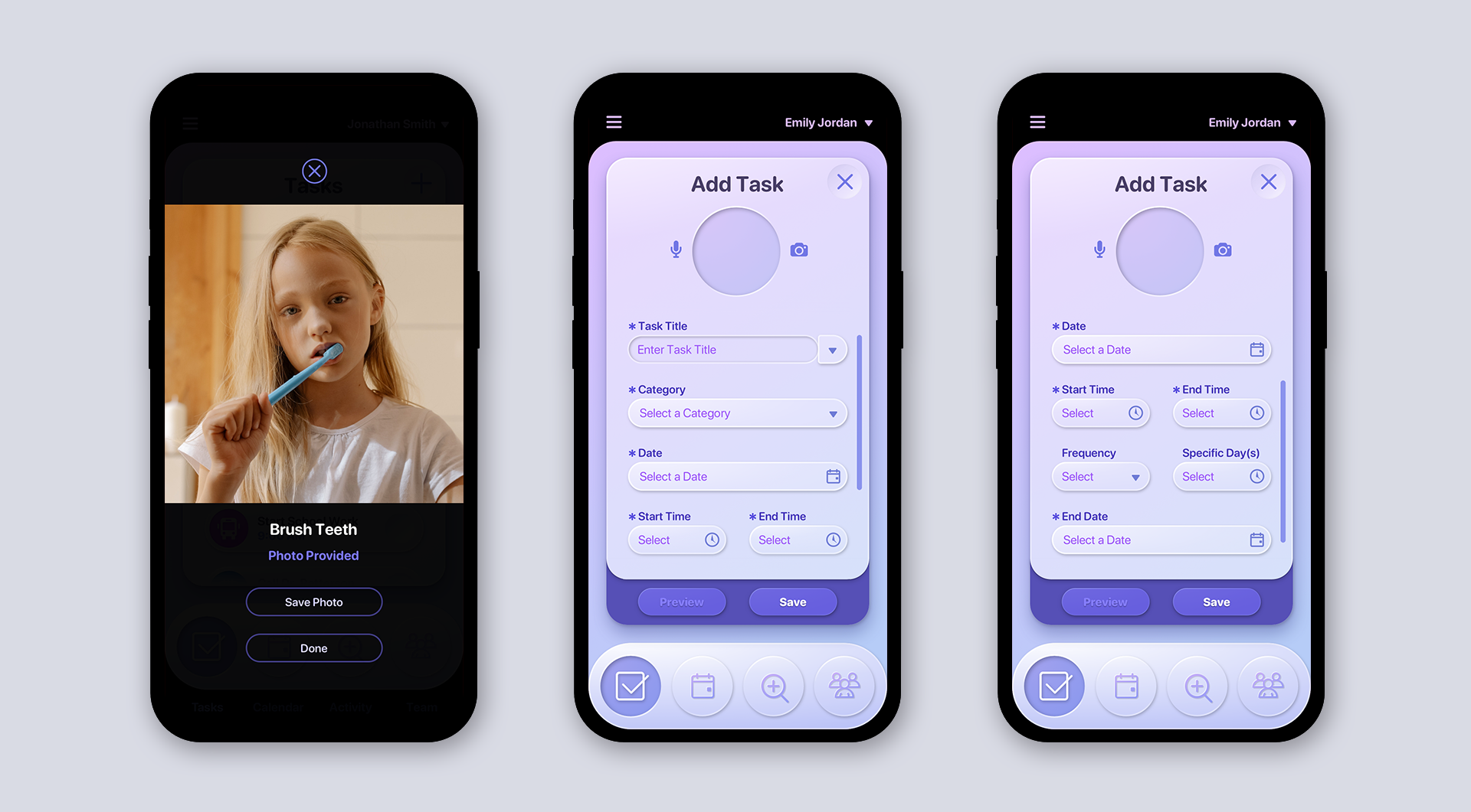 MY24 Special Needs Caregiver Task Mobile App — The Skins Factory, an ...