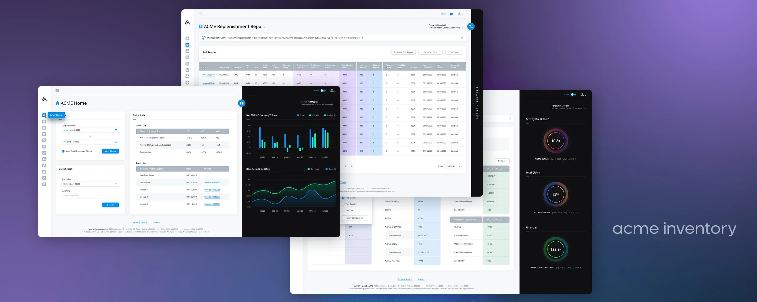 ACME Inventory UI/UX — UI/UX, Brand & Web Design Agency - The Skins Factory