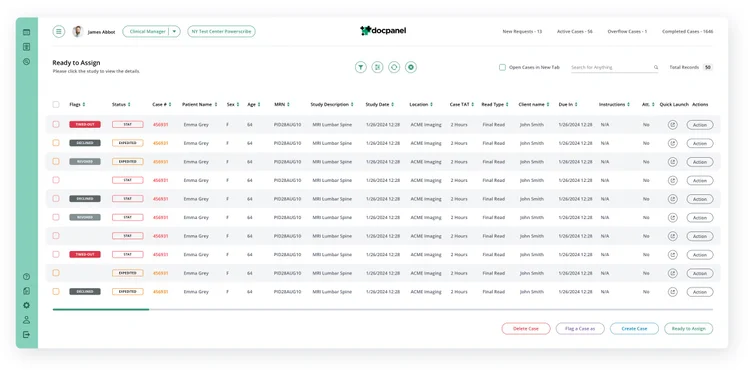 DocPanel Radiology Application UI UX Design: Light Mode — UI/UX, Brand ...