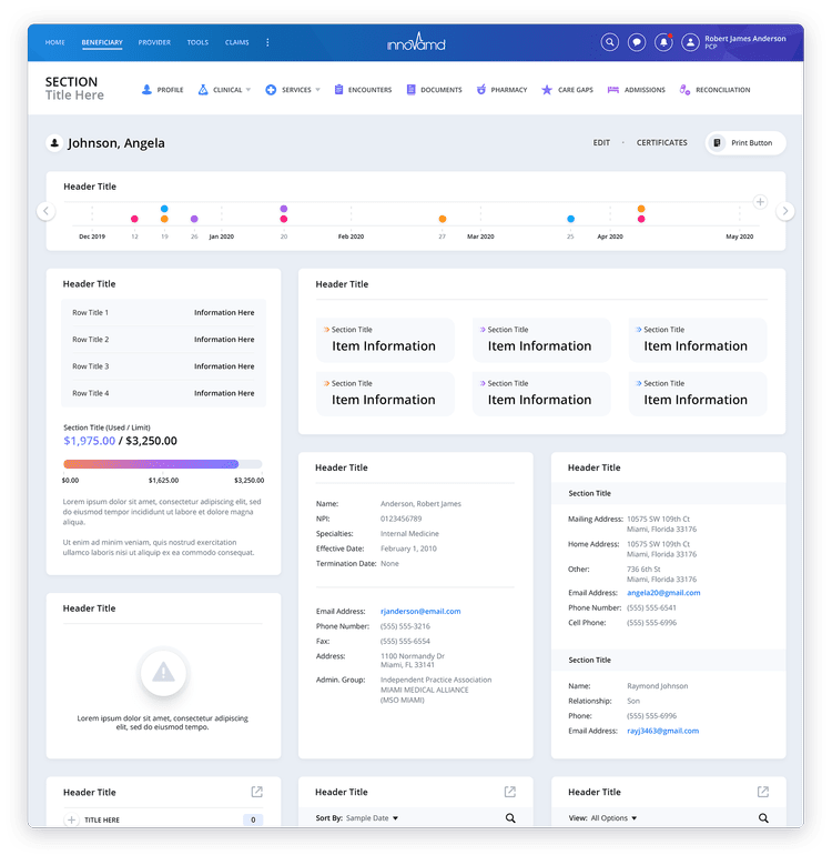 InnovaMD Healthcare App UI/UX Design — UI/UX, Brand & Web Design Agency ...