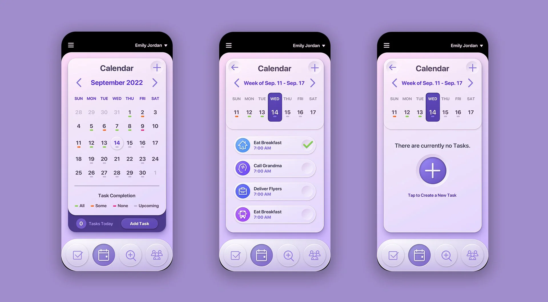 My24 Special Needs Caregiver Task Mobile App — Ui Ux Brand And Web