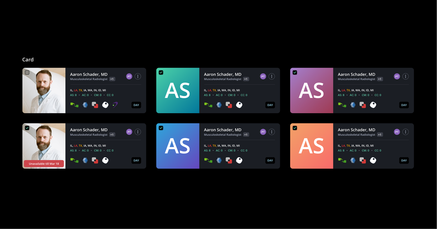 DocPanel Radiology Application UI UX Design: Dark Mode — The Skins ...