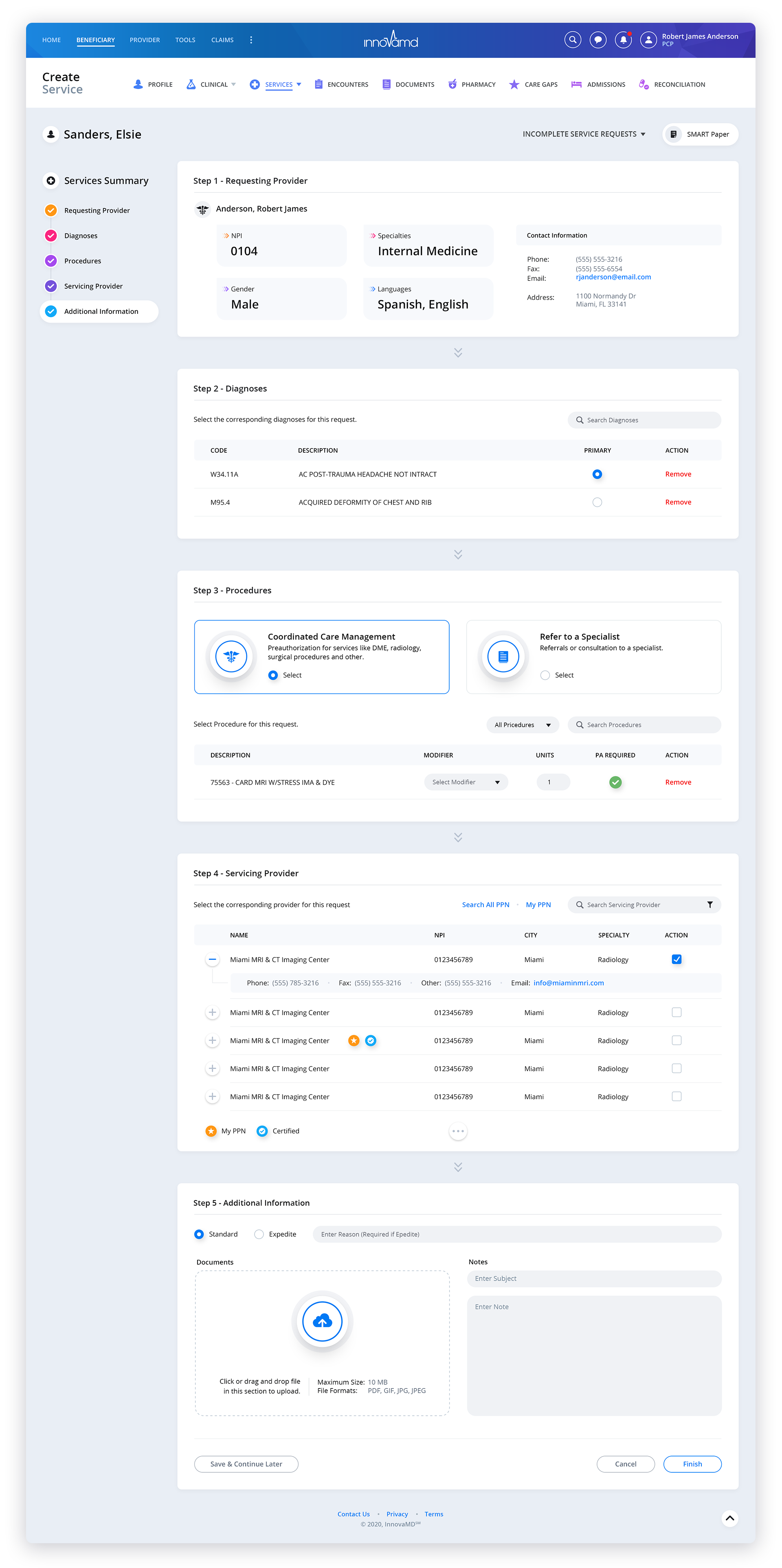 InnovaMD Healthcare App UI/UX Design — UI/UX, Brand & Web Design Agency ...