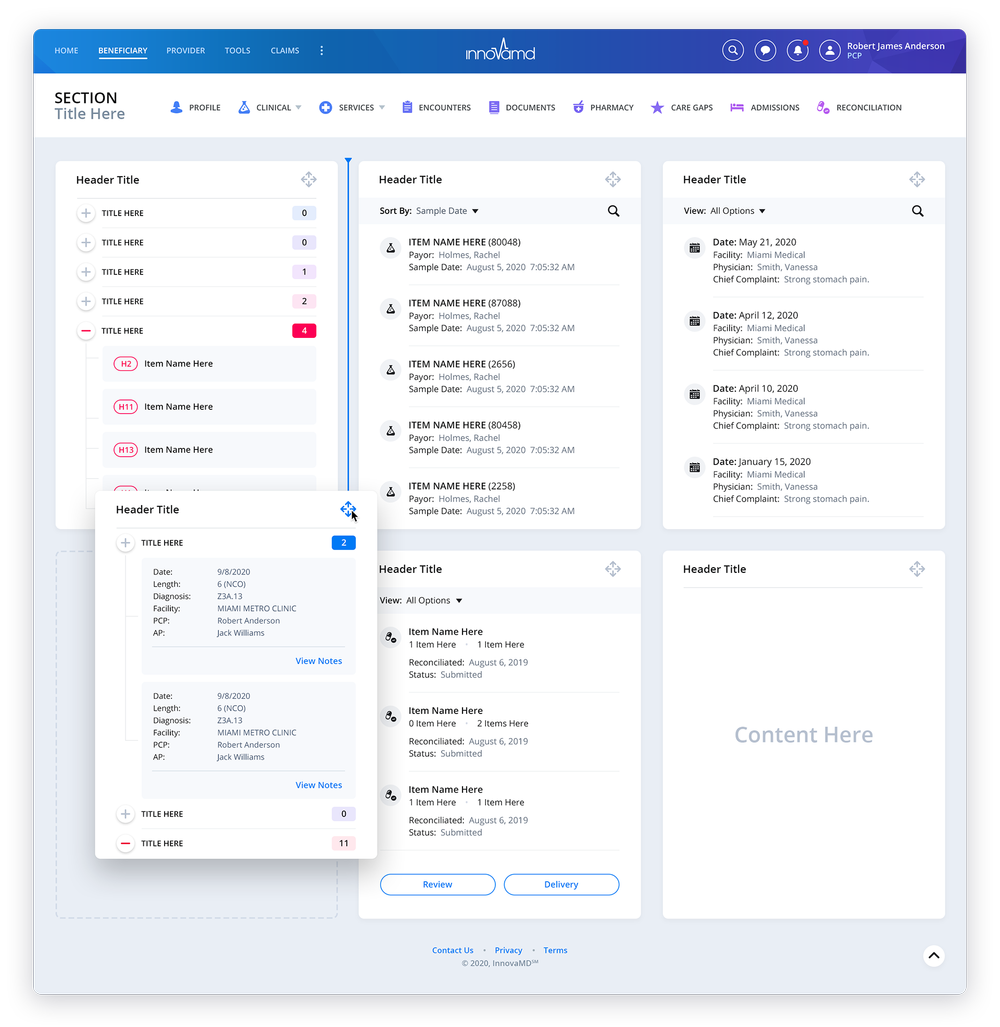 InnovaMD Healthcare App UI/UX Design — UI/UX, Brand & Web Design Agency ...