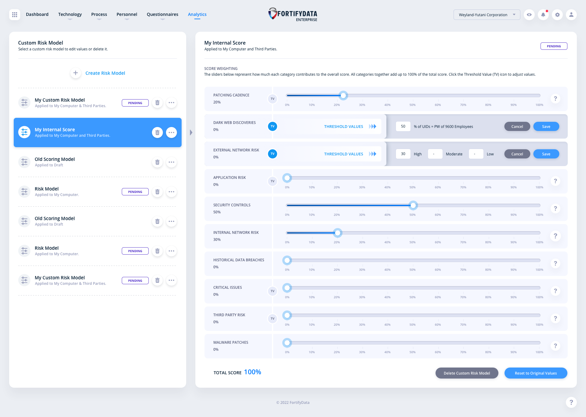 FortifyData CyberSecurity UI/UX Design — The Skins Factory, an Award ...