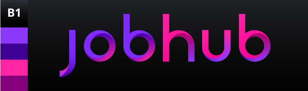 JobHub Logo — UI/UX & Web Design Agency - The Skins Factory