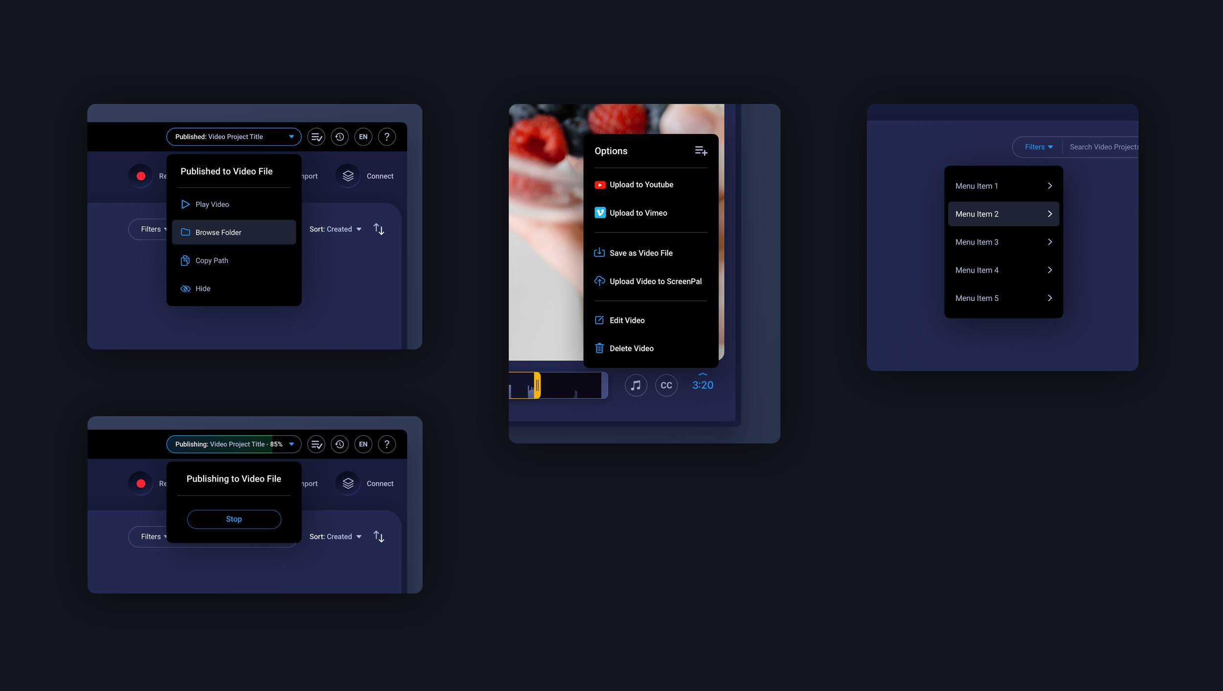 Redesigning the UI/UX Design for a Top Screen Recorder — UI/UX, Brand ...