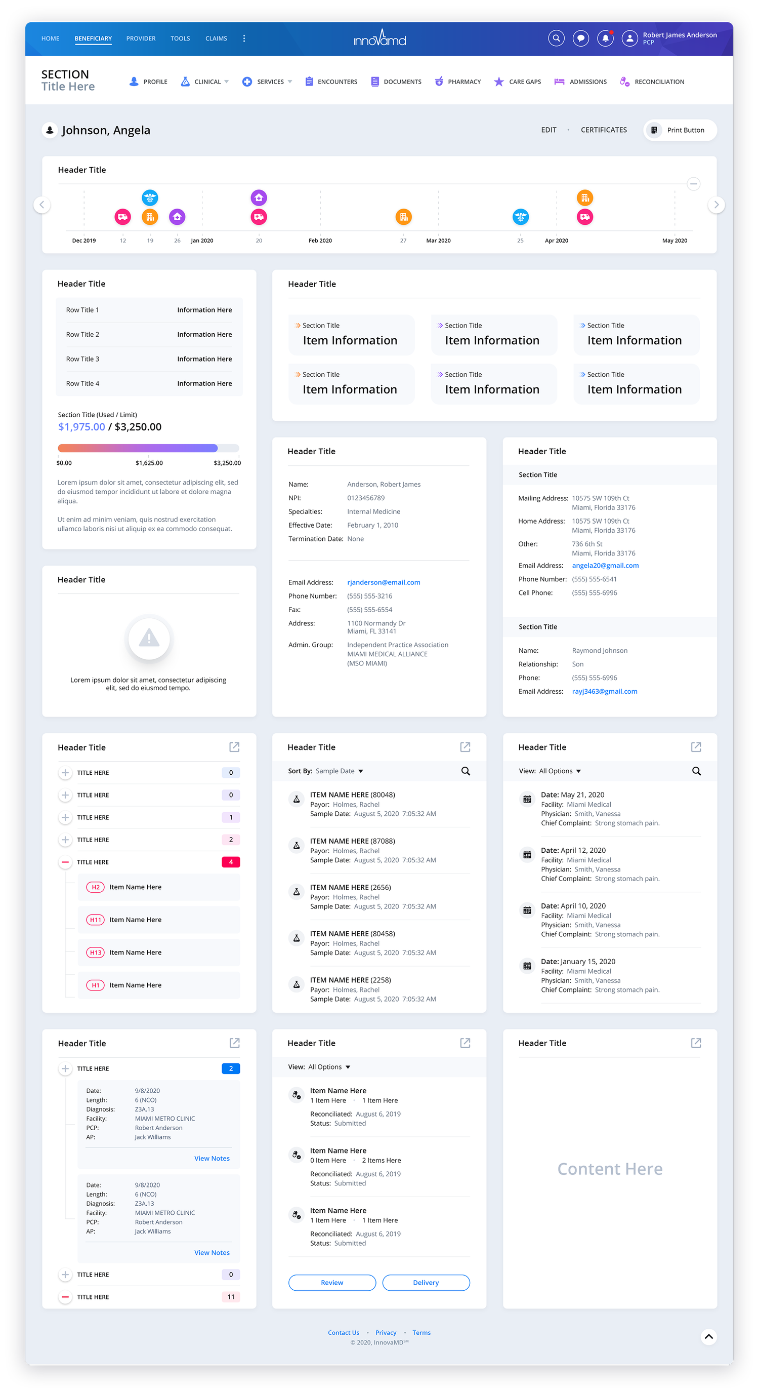 InnovaMD Healthcare App UI/UX Design — UI/UX, Brand & Web Design Agency ...