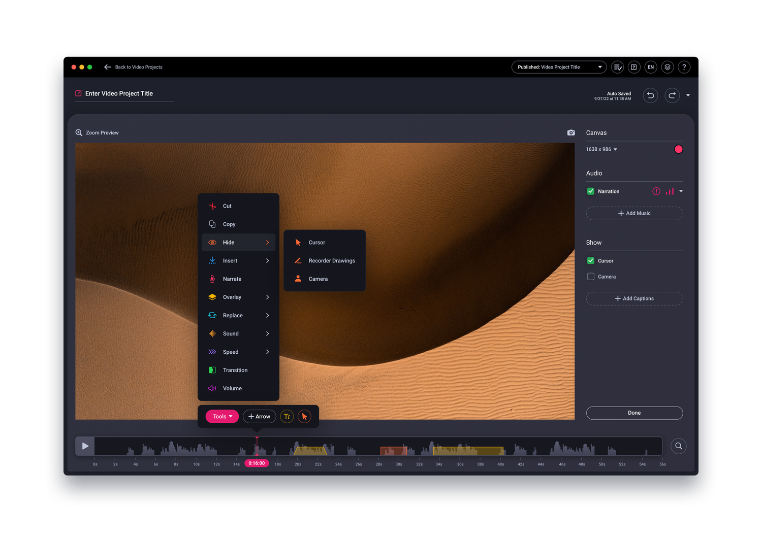 Screen Recording & Editing UI/UX Design — UI/UX, Brand & Web Design ...