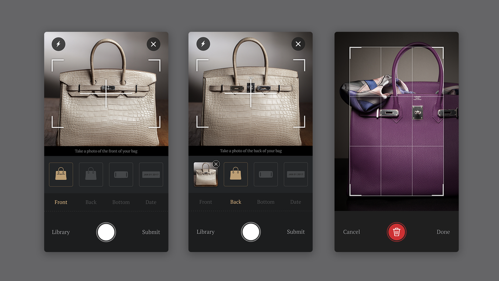 PRIVÉ PORTER Mobile App UI/UX Design — The Skins Factory | UI/UX Design ...