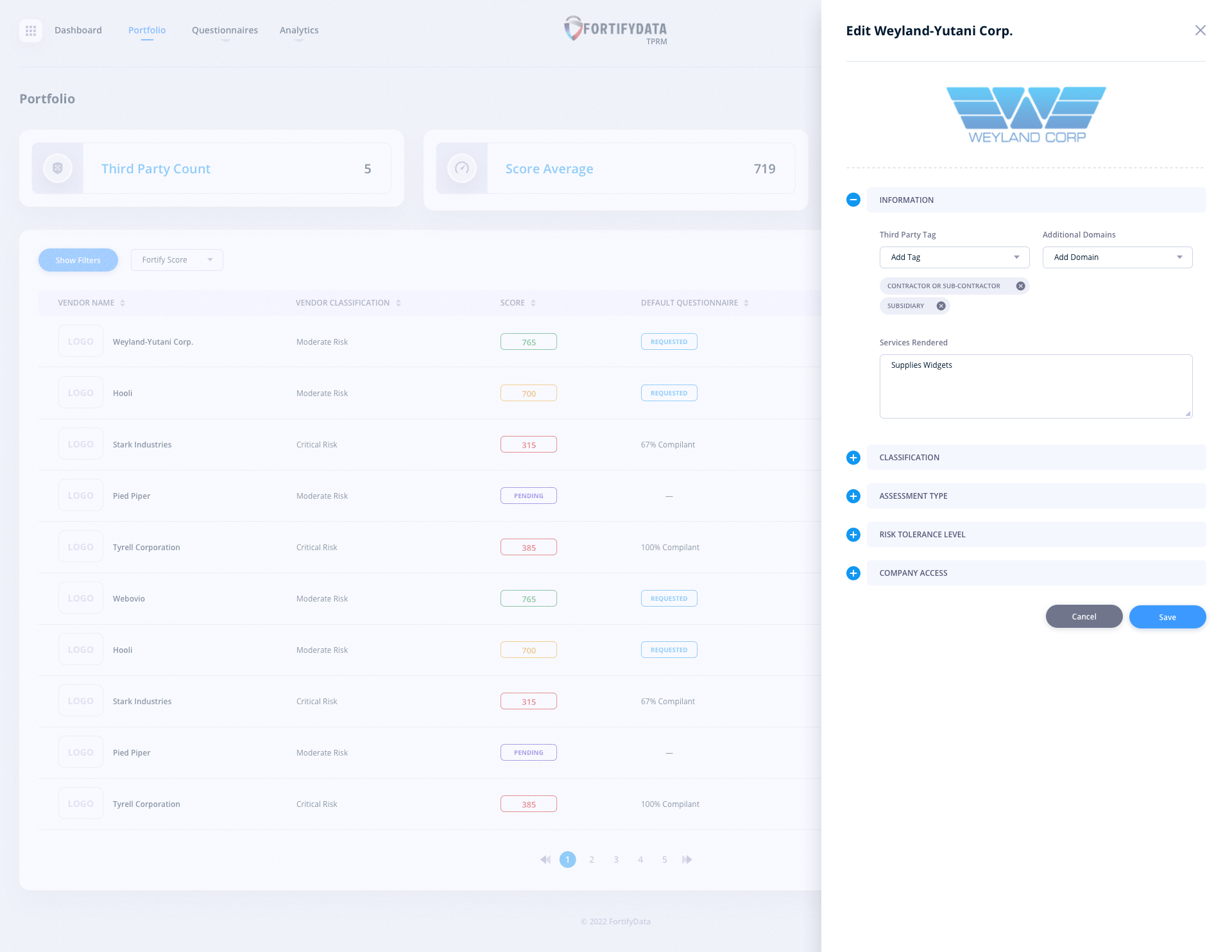 FortifyData CyberSecurity UI/UX Design — The Skins Factory, an Award-Winning UI/UX Design Studio ...
