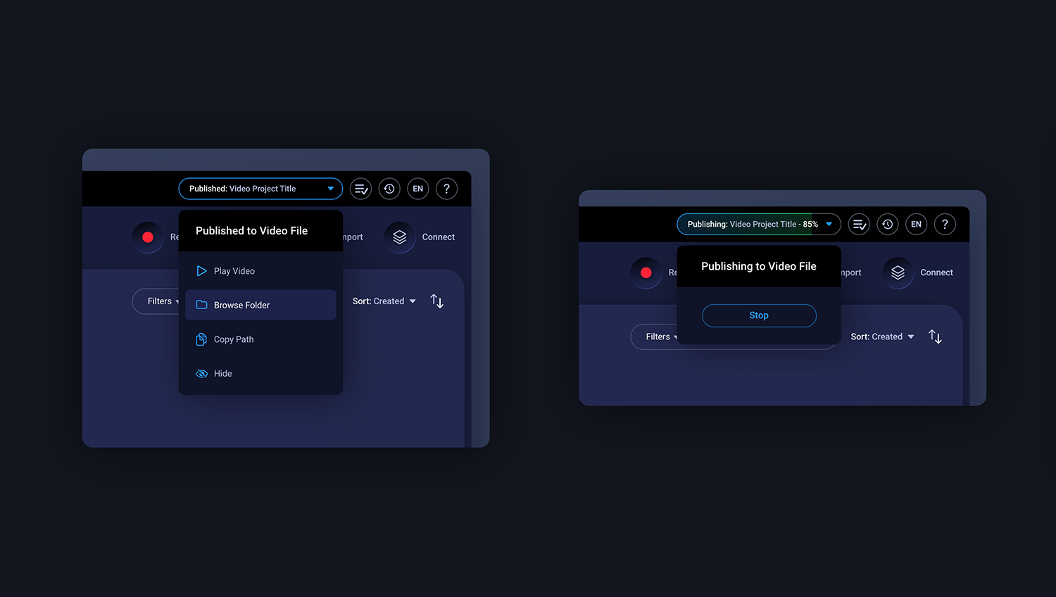 Redesigning the UI/UX Design for a Top Screen Recorder — The Skins ...
