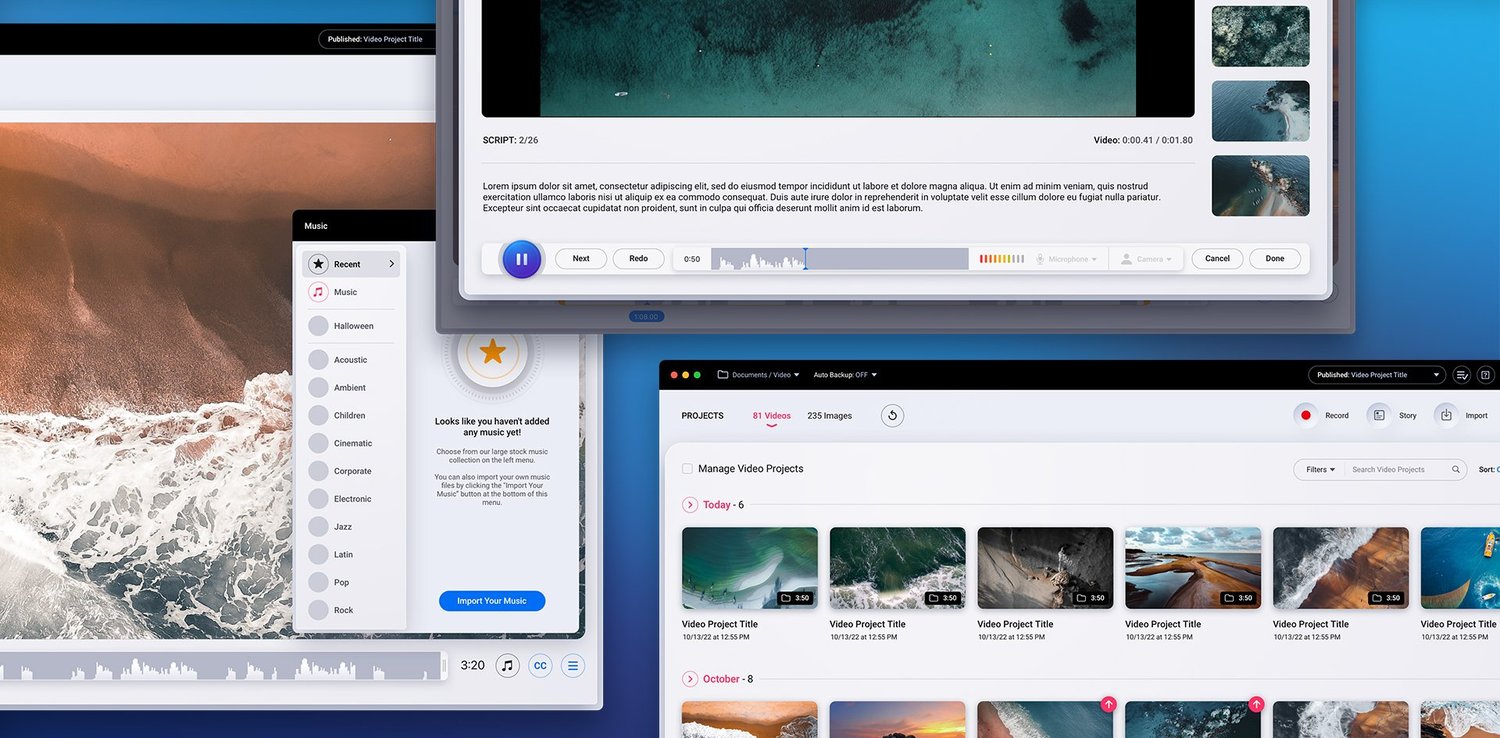 Redesigning the UI/UX Design for a Top Screen Recorder — UI/UX, Brand ...