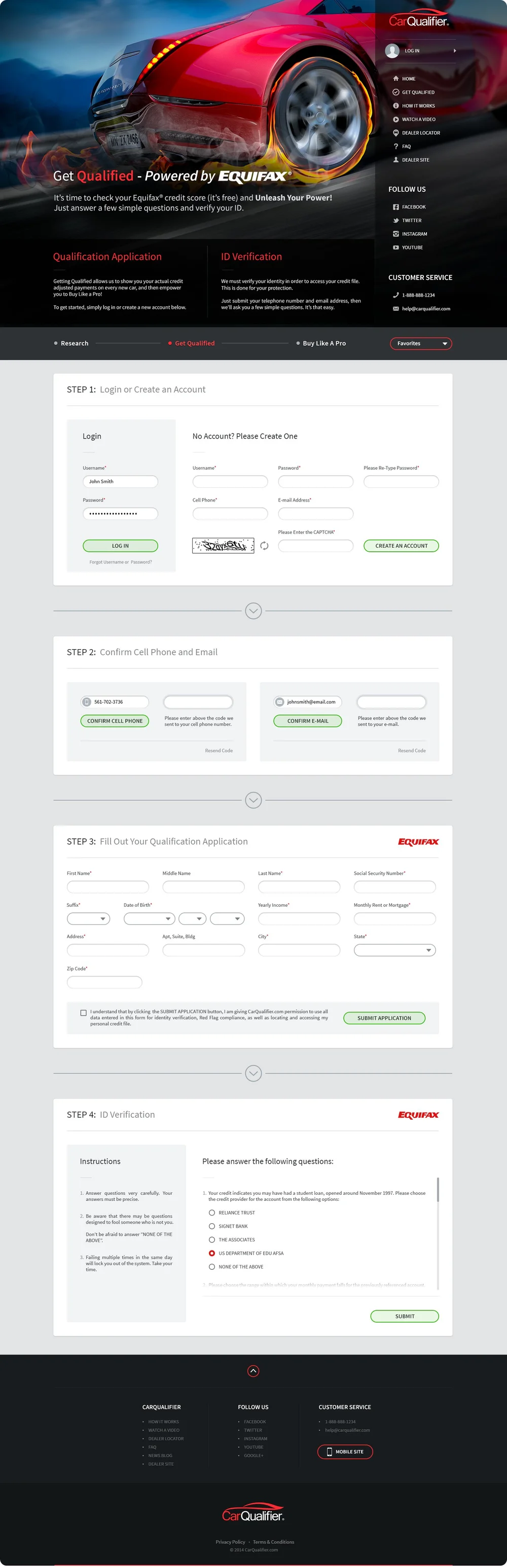 CarQualifier Website Design — UI/UX & Web Design Agency - The Skins Factory