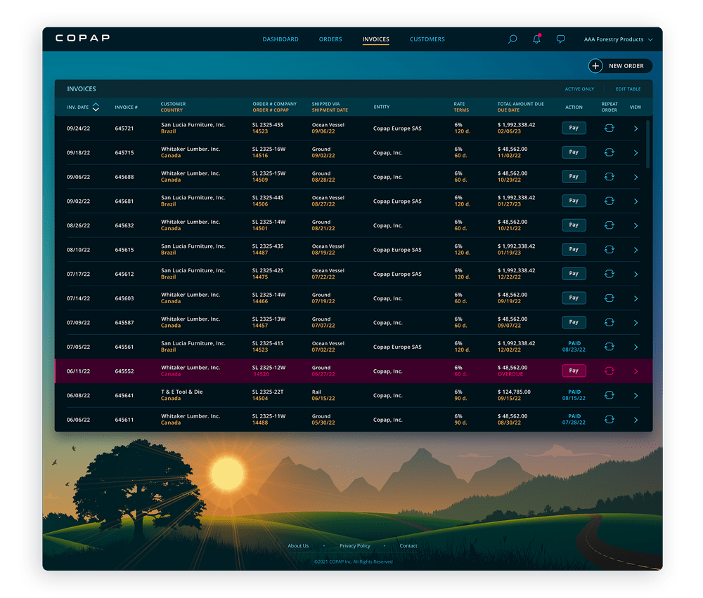 Copap Customer Portal UI/UX Design — The Skins Factory | UI/UX Design ...