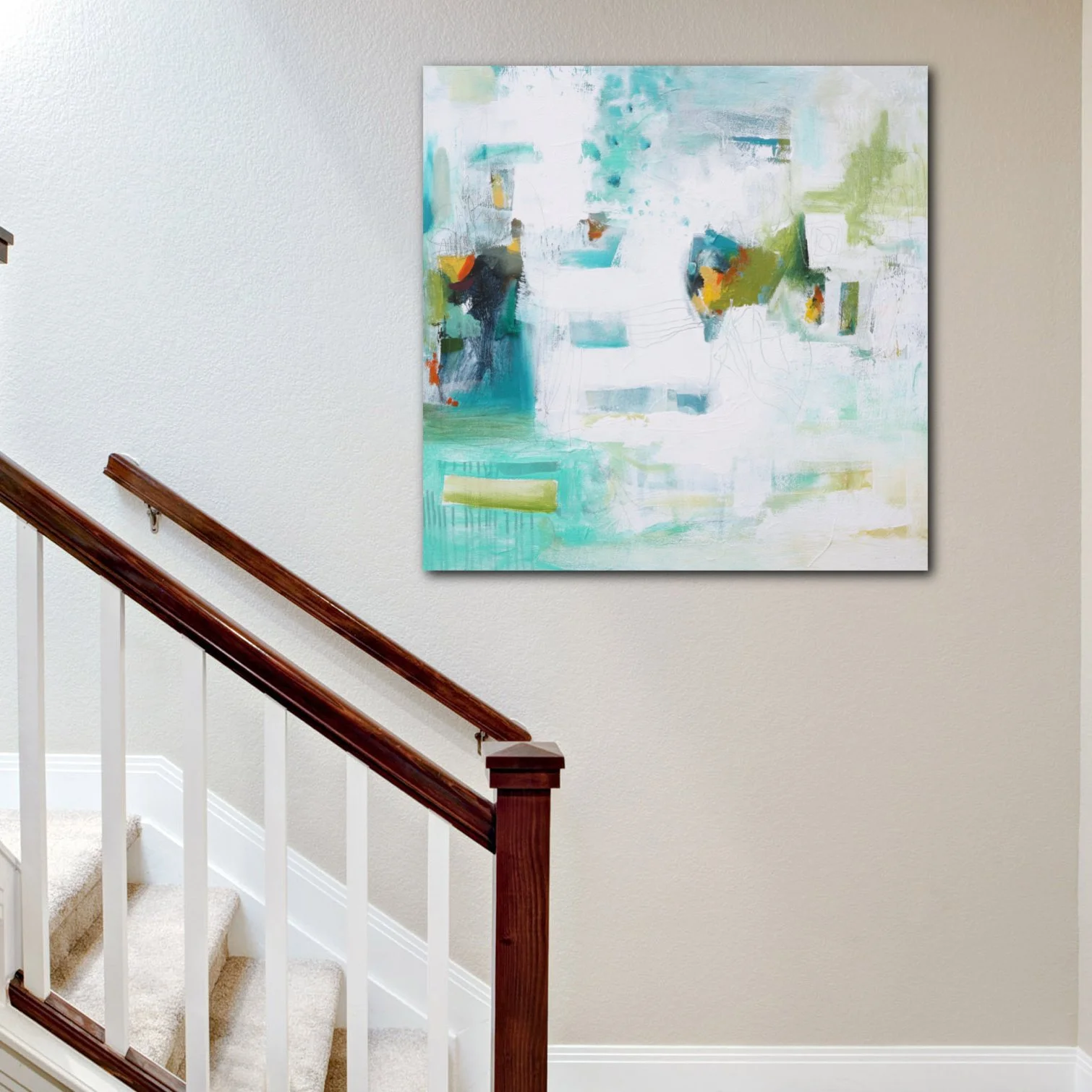 Modern, expressive abstract paintings by Victoria, BC artist Nikol ...