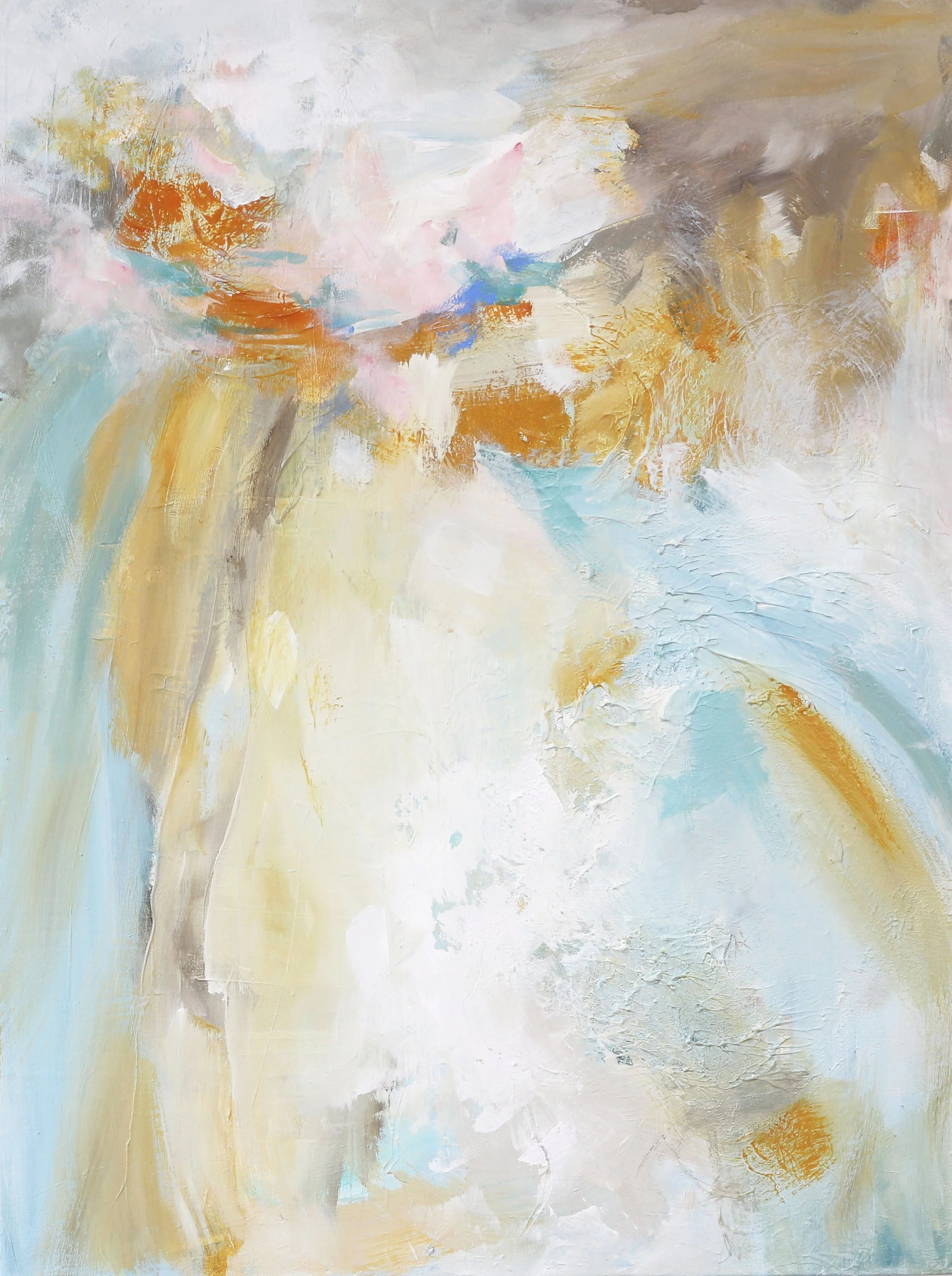 Modern, expressive abstract paintings by Victoria, BC artist Nikol ...