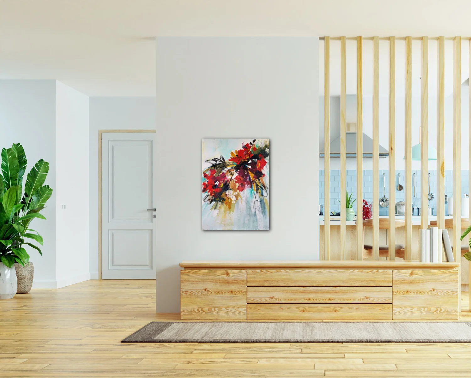 Modern, expressive abstract paintings by Victoria, BC artist Nikol ...