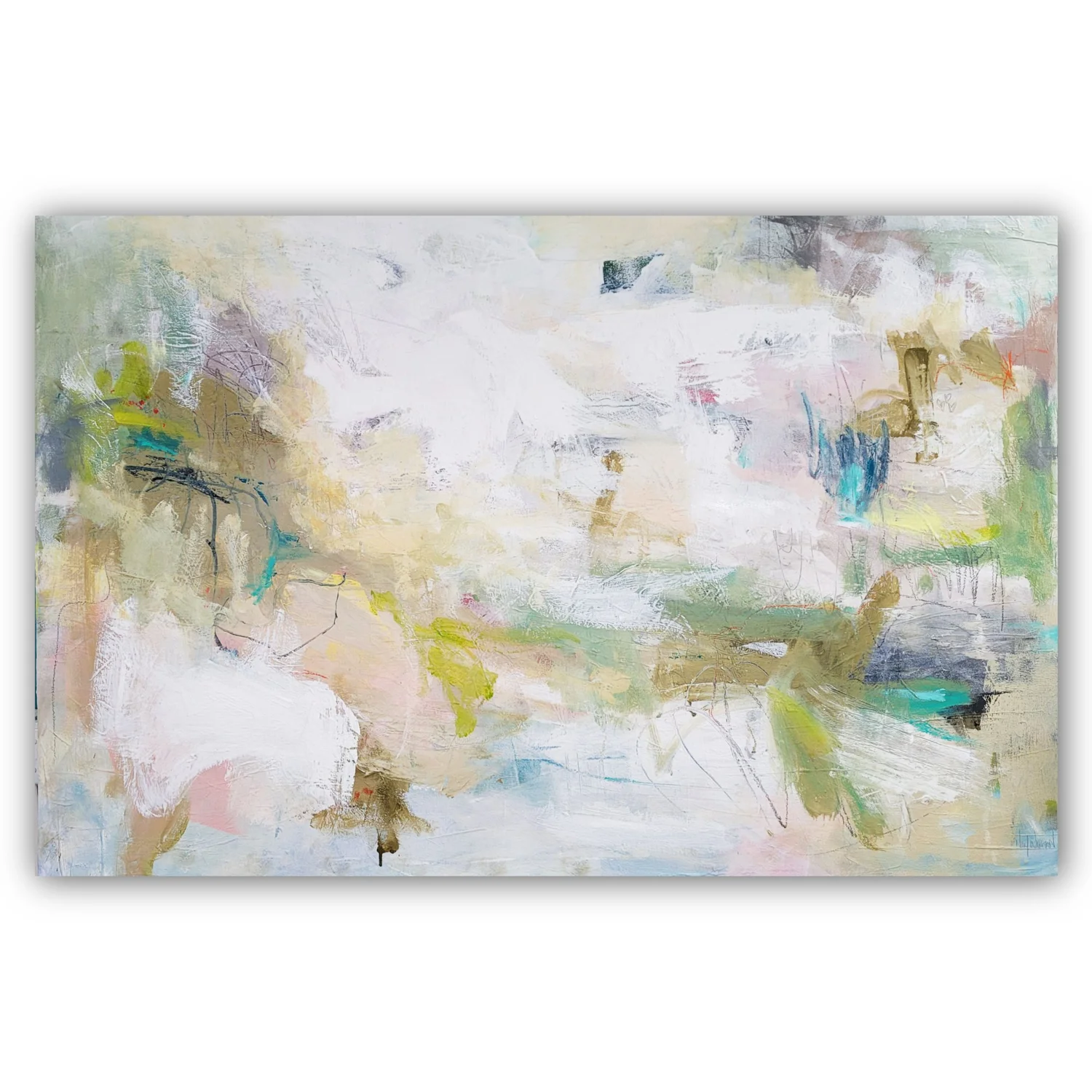 Modern, expressive abstract paintings by Victoria, BC artist Nikol ...