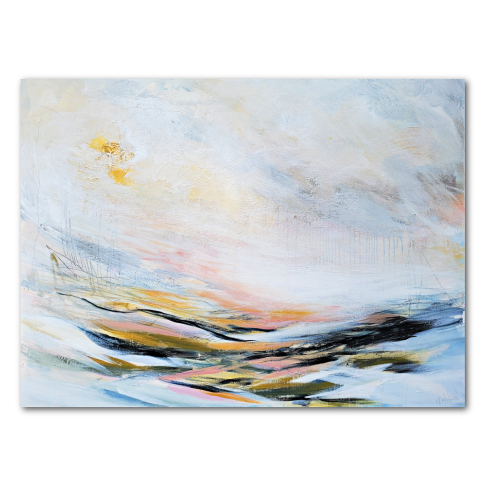 Abstract landscape painting class - online painting lessons — Nikol ...