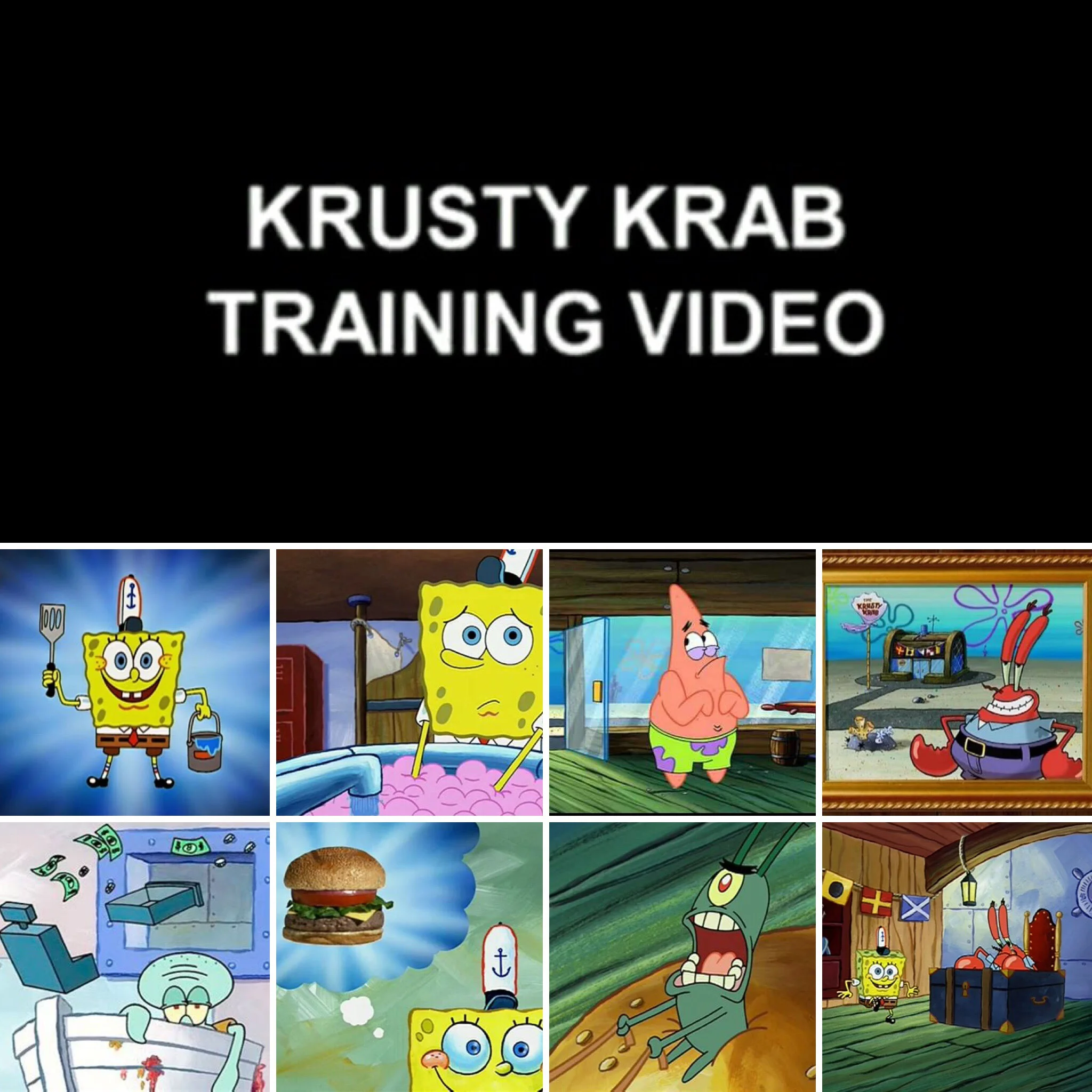 Spongebob Krusty Krab Training Video