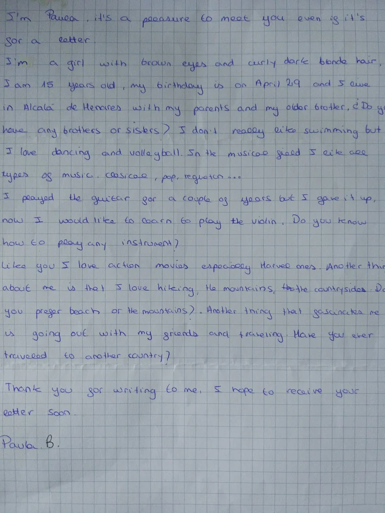 Landmark international School Cambridge's Spanish Pen-Pal Project ...