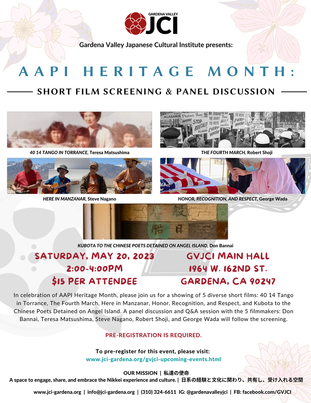 AAPI HERITAGE MONTH: Short Films Screening & Panel Discussion — Asian ...