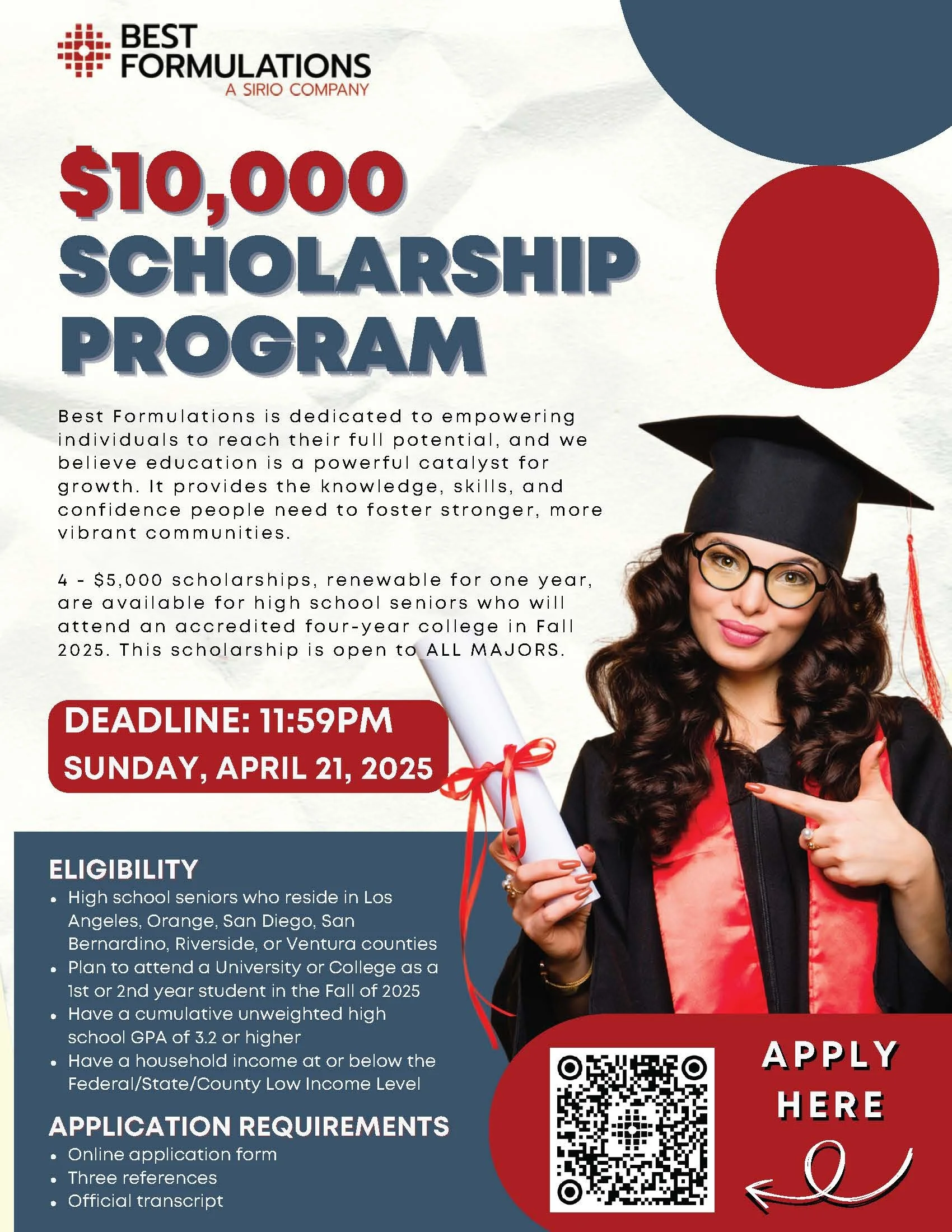 Best Formulations Scholarship — Asian Pacific Community Fund