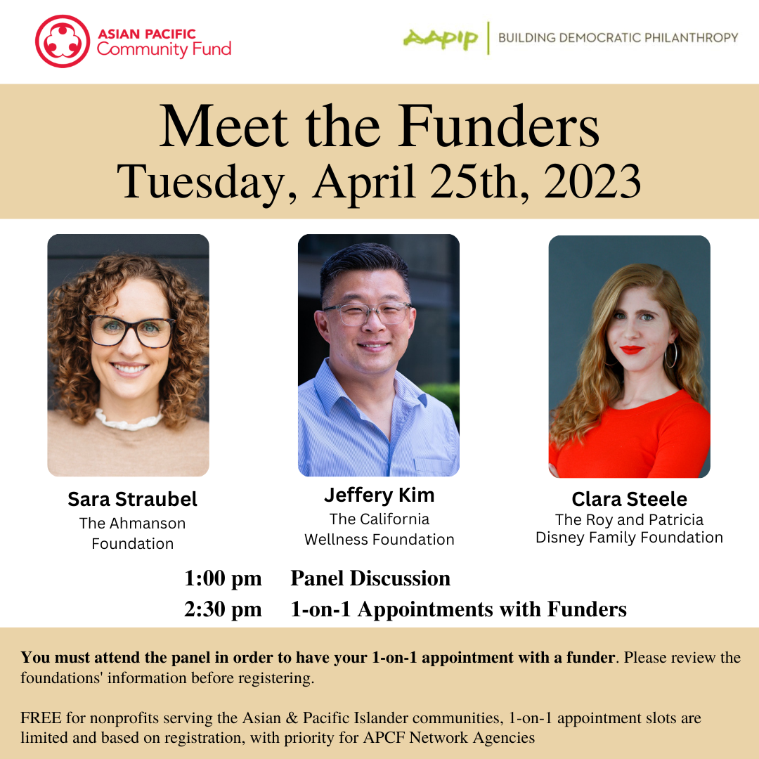 Meet The Funder — Asian Pacific Community Fund