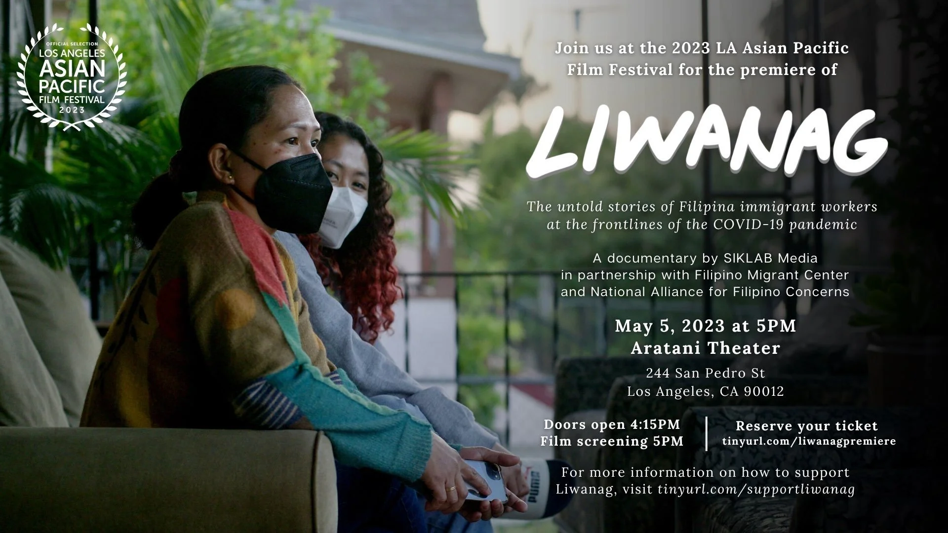 FMC's "Liwanag" Film Premiere — Asian Pacific Community Fund