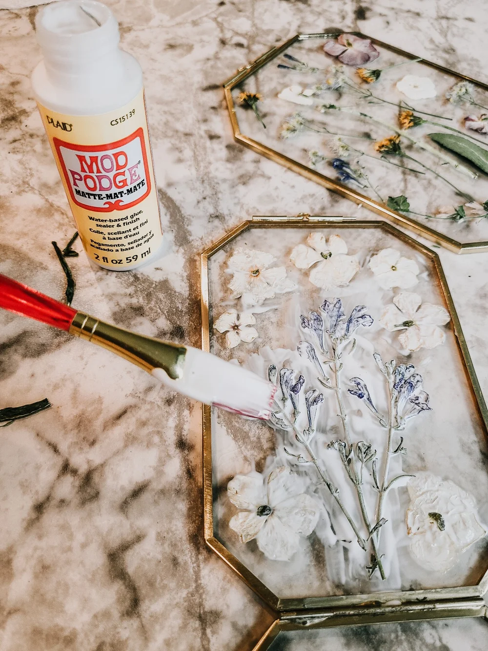 DIY Pressed Flower Frame — Cool Mom and Collected