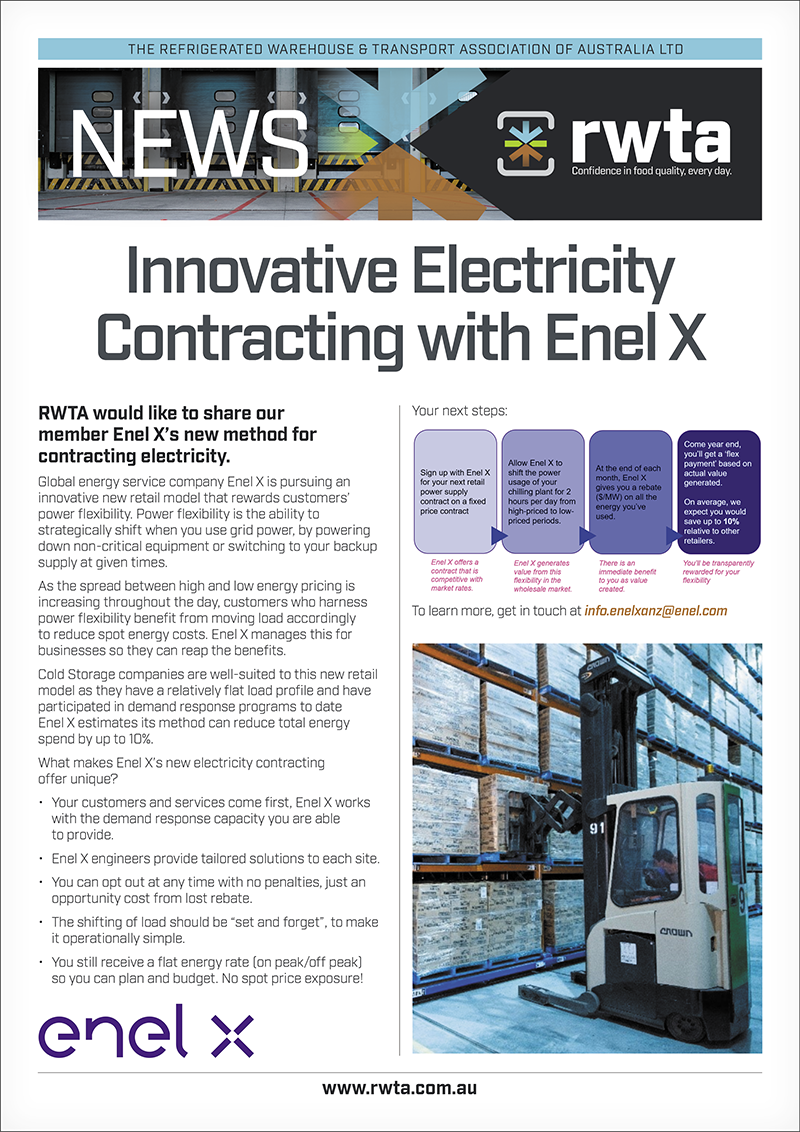 Innovative Electricity Contracting with Enel X — RWTA