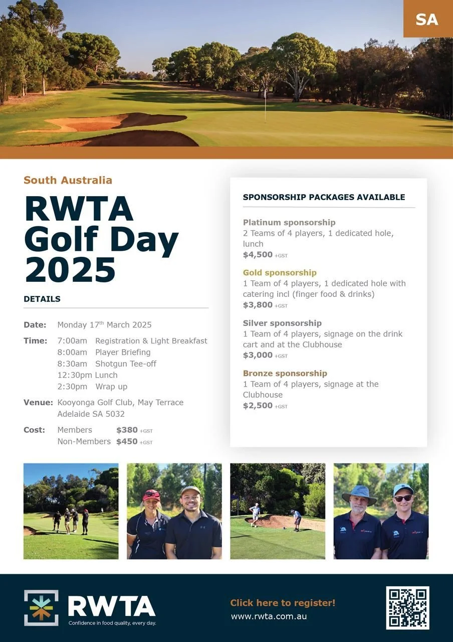 Adelaide Golf Day 17th March 2025 — RWTA