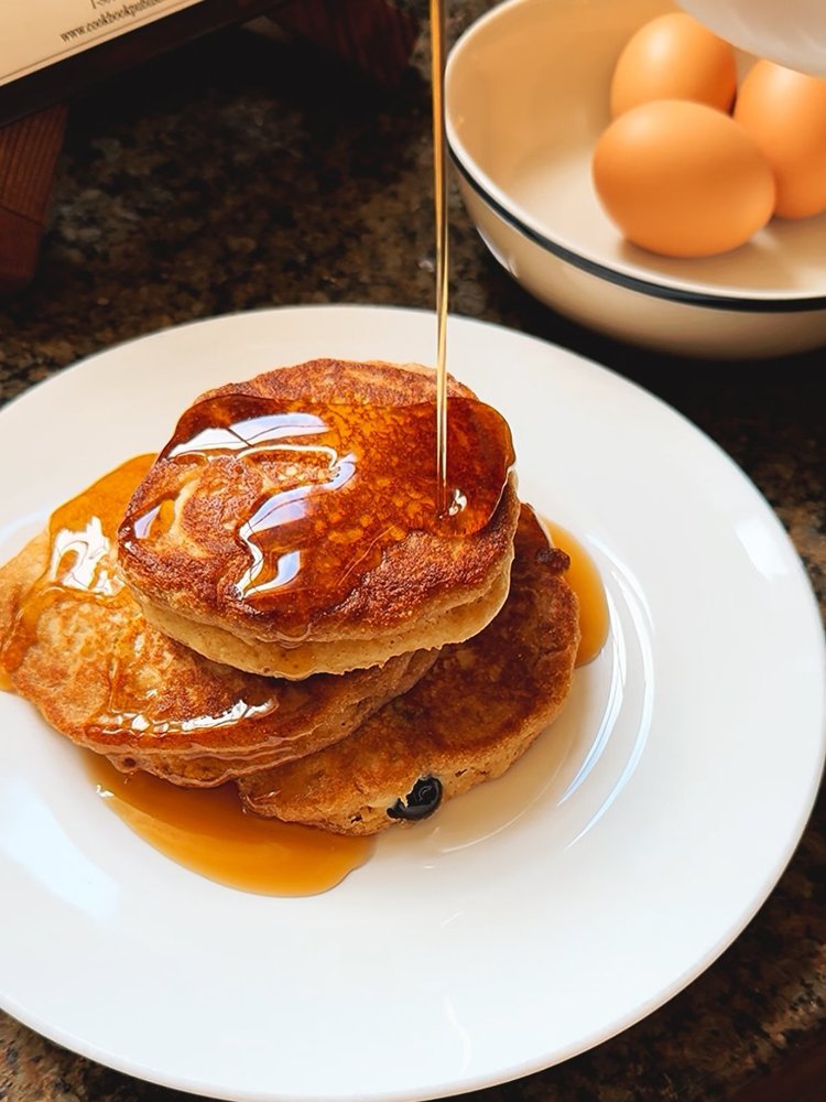 Lemon Blueberry Kodiak Pancakes (Printable Recipe) — Lauren Lucas