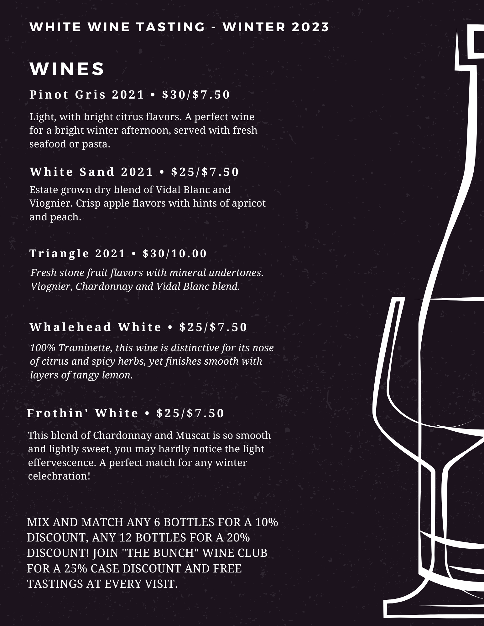 Tasting Sheets — Sanctuary Vineyards