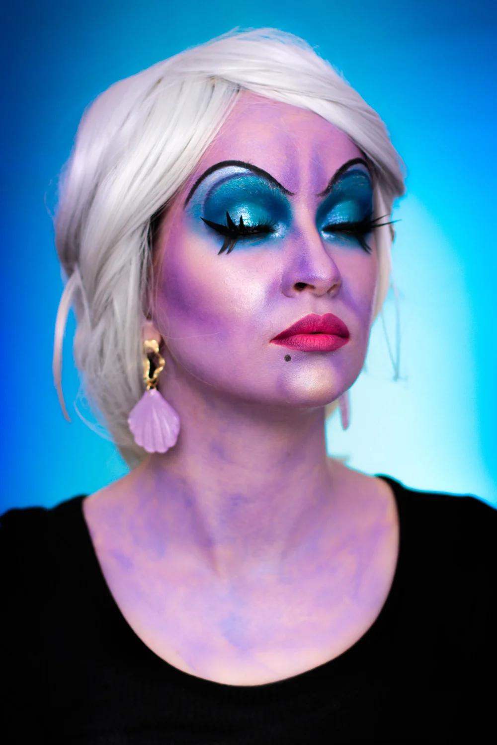 Halloween Makeup / Disney Villains: Ursula — Pauuulette - Blog Makeup