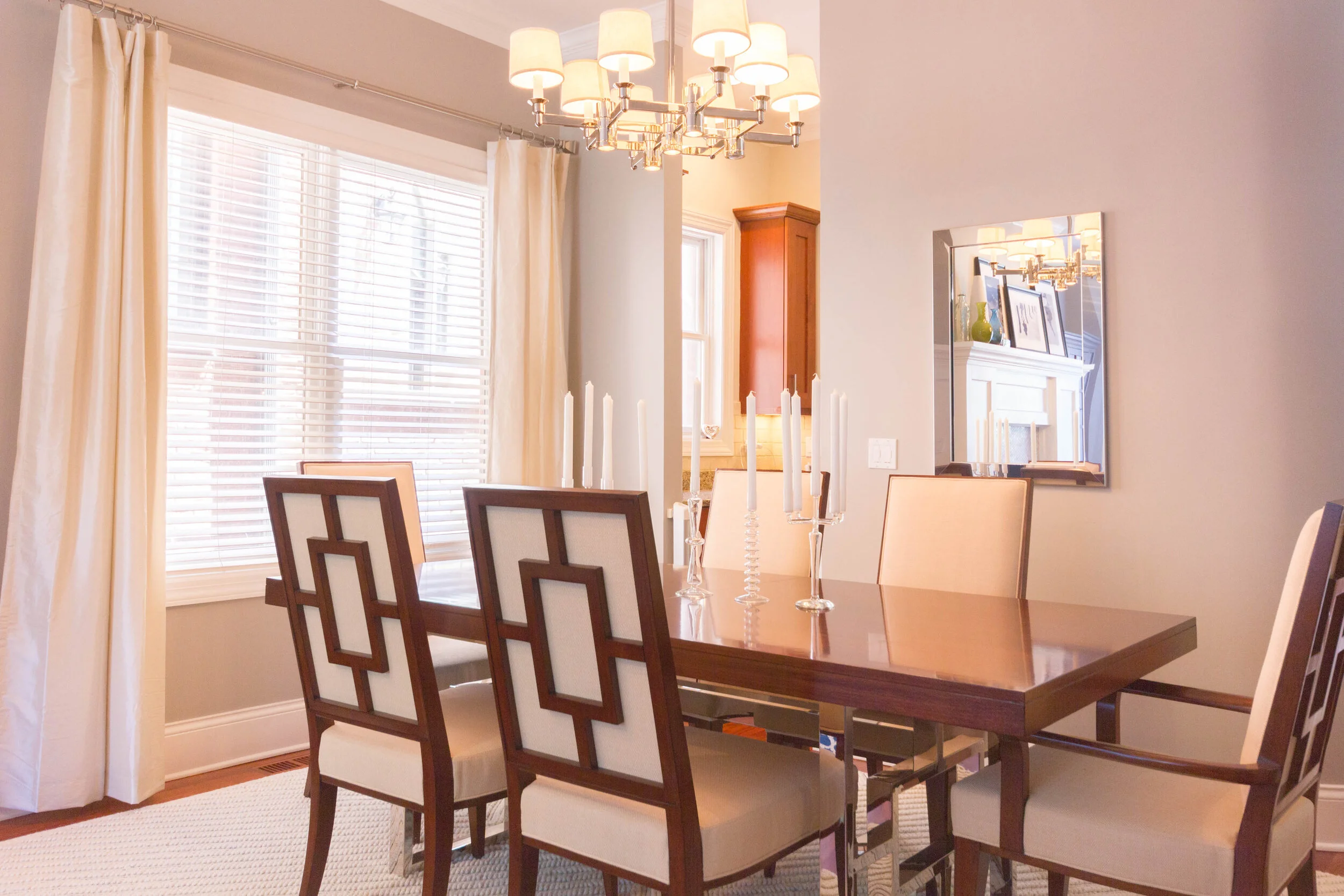 Transitional Style Dining Room