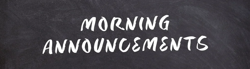 Morning Announcements — Mark Twain Elementary School
