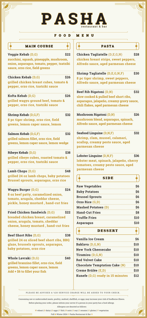 PASHA Mediterranean Restaurant & Bar / Hookah Lounge / Buckhead ...