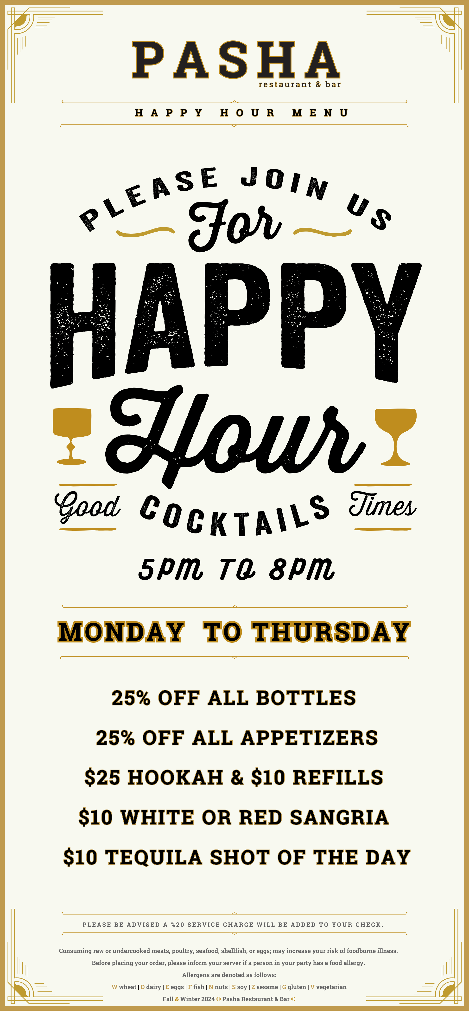PASHA Mediterranean Restaurant & Bar / Hookah Lounge / Buckhead ...