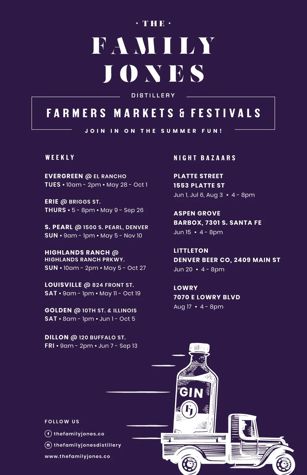 Colorado Distillery and Spirit House | The Family Jones