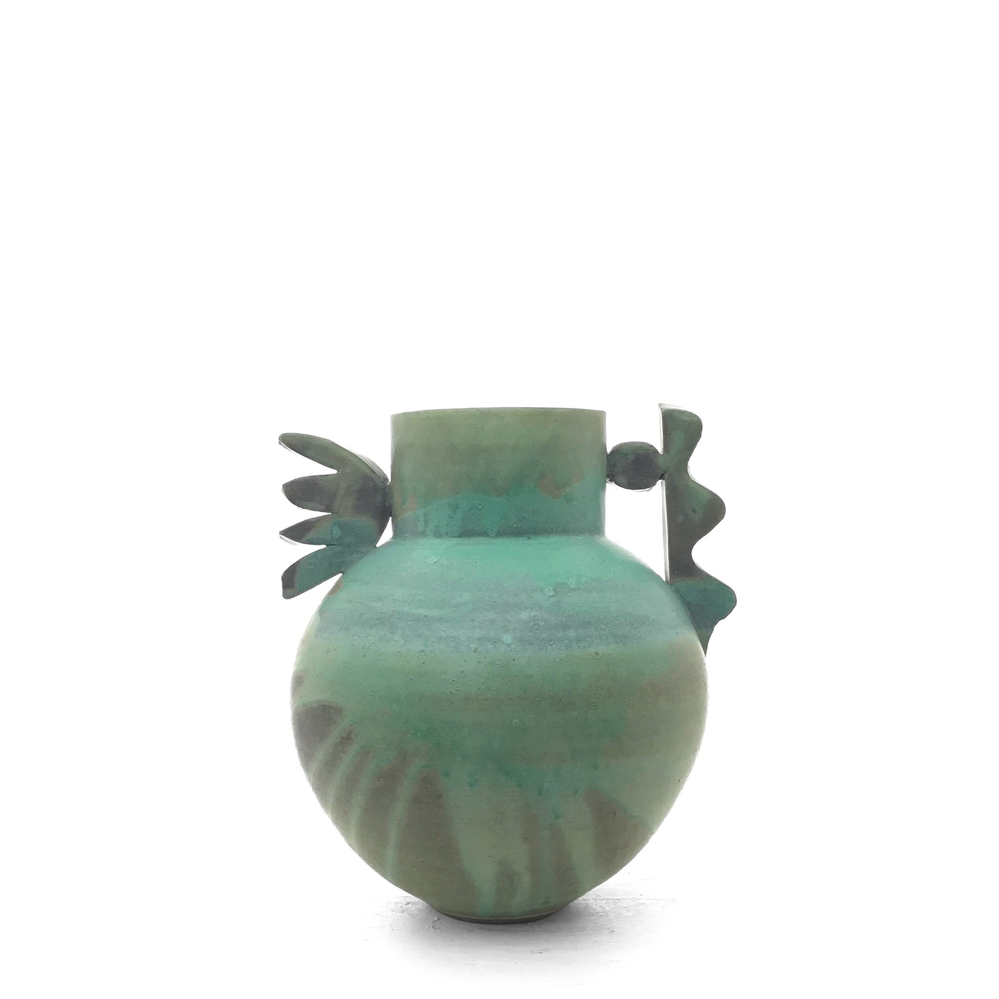 Old Penny Modern Jungle Vase - 12 Inches Tall — Key West Pottery