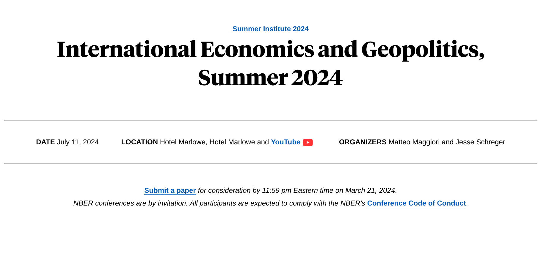 The Global Capital Allocation Project