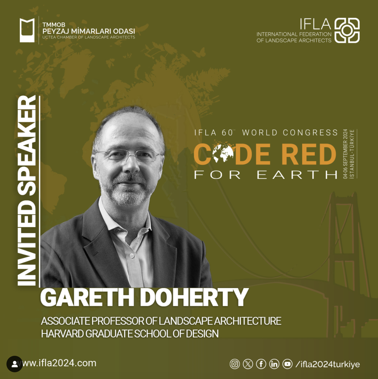 IFLA 2024 | Invited Speaker Gareth Doherty Associate Professor of Landscape Architecture Harvard ...