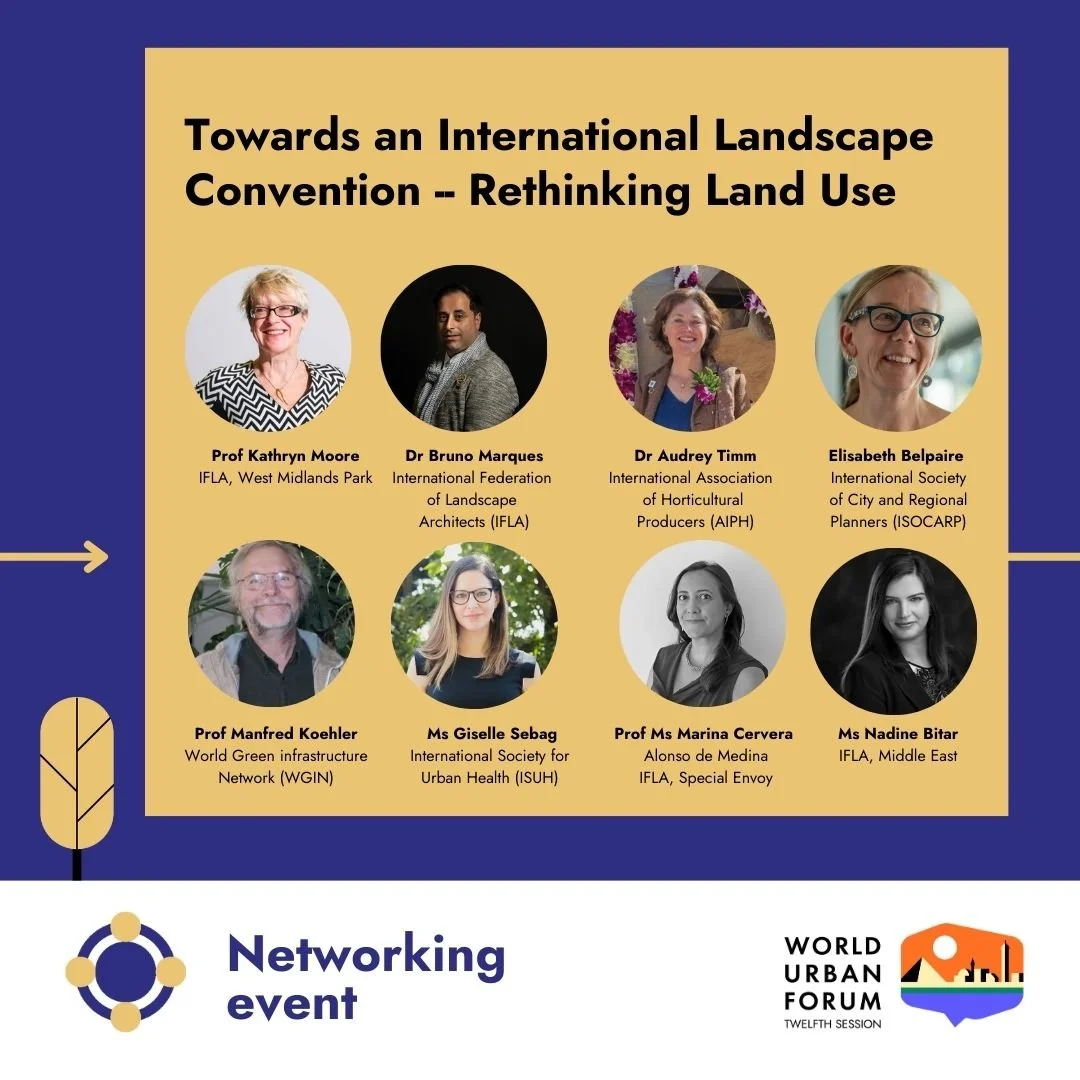 IFLA at the World Urban Forum: Towards and International Landscape ...