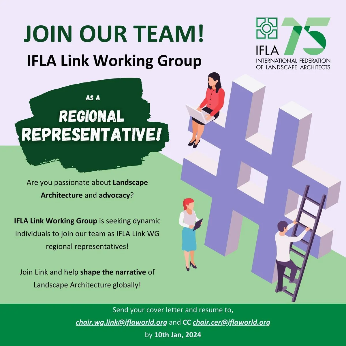 Join our Team - IFLA LInk Working Group — International Federation of Landscape Architects