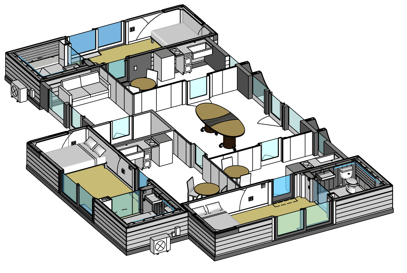 MultiPAD - Two or more SuitePADs in one unit