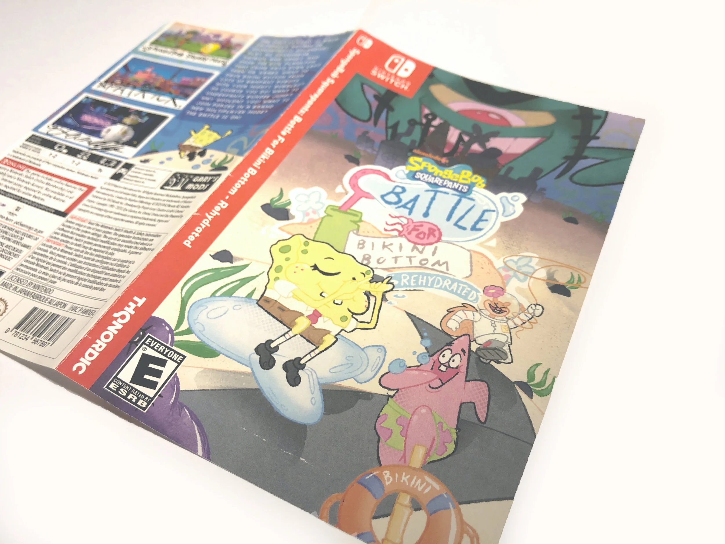 Spongebob Squarepants Nintendo Switch Cover — jaelendilla